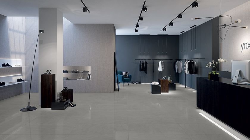 Indoor/outdoor porcelain stoneware wall/floor tiles SILVER STONE SILVER ...