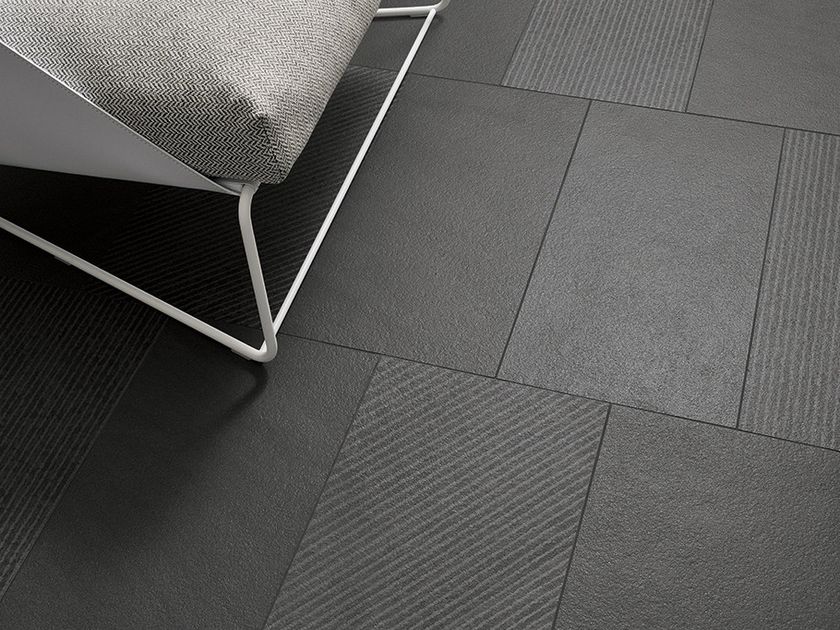Indoor/outdoor porcelain stoneware wall/floor tiles SILVER STONE SILVER ...
