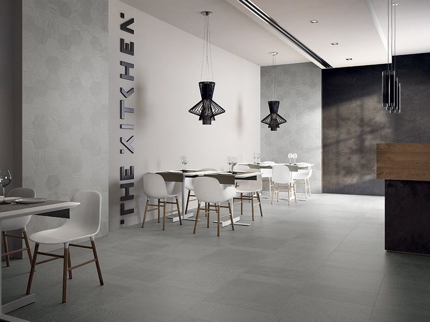 Indoor/outdoor porcelain stoneware wall/floor tiles SILVER STONE SILVER ...