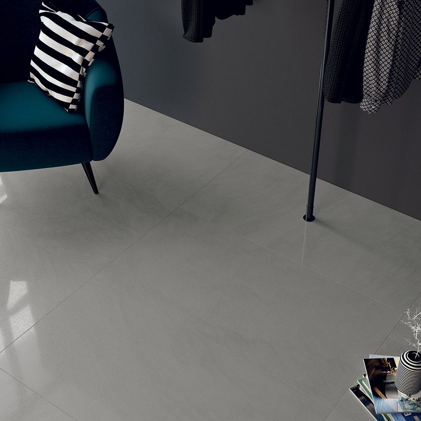 Indoor/outdoor porcelain stoneware wall/floor tiles SILVER STONE SILVER ...