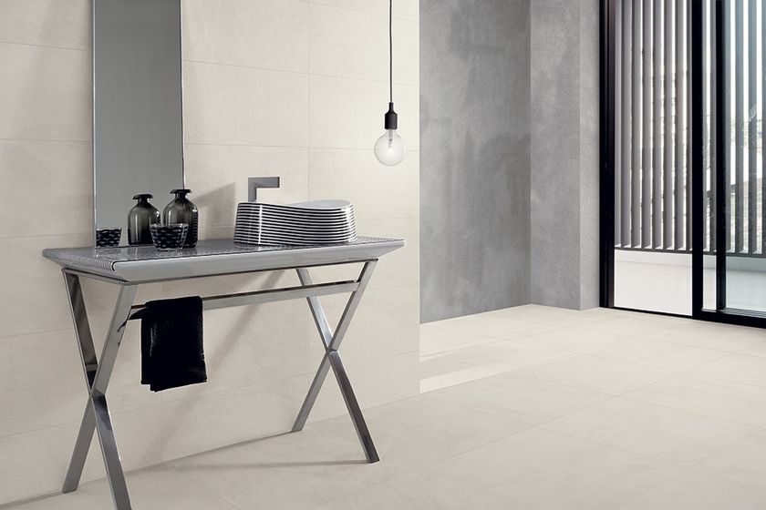 Indoor/outdoor porcelain stoneware wall/floor tiles SILVER STONE SILVER ...