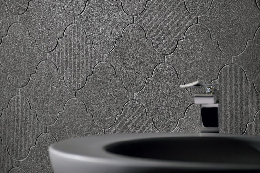 Indoor/outdoor porcelain stoneware wall/floor tiles SILVER STONE SILVER ...