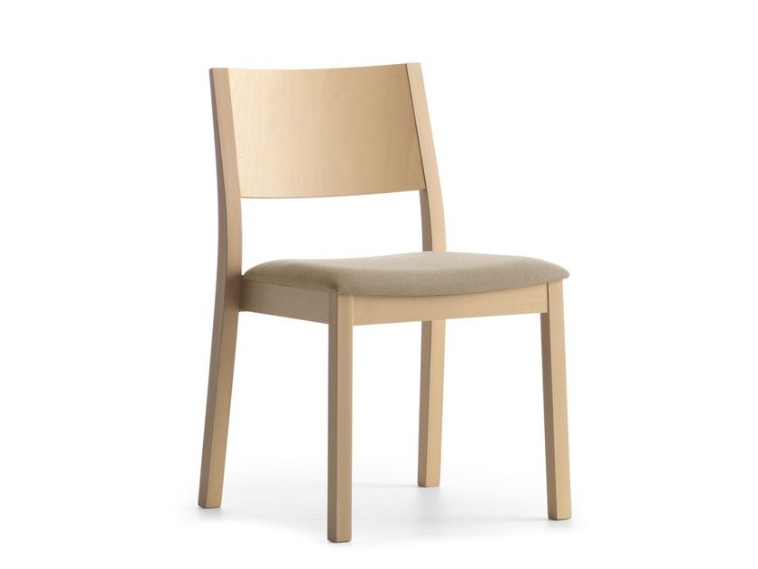 Upholstered stackable chair with armrests SINTESI 01521 Sintesi ...