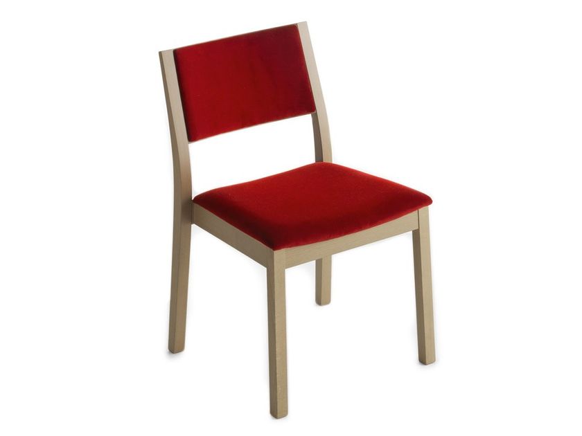 Upholstered stackable chair with armrests SINTESI 01521 Sintesi ...