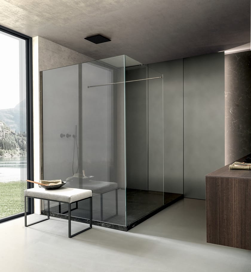 SKILL | Laminate bathroom furniture set Skill Collection By MODULNOVA
