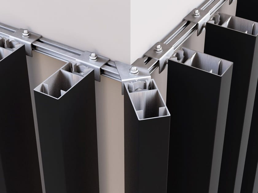 SKIN BATTENS 50 | 3D Wall Cladding with metal effect By ForMe Design