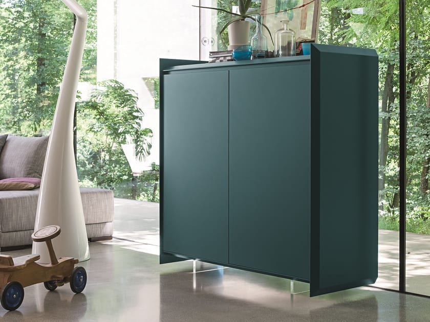 SLASH | Lacquered highboard Slash Collection By Dall'Agnese design DOS ...