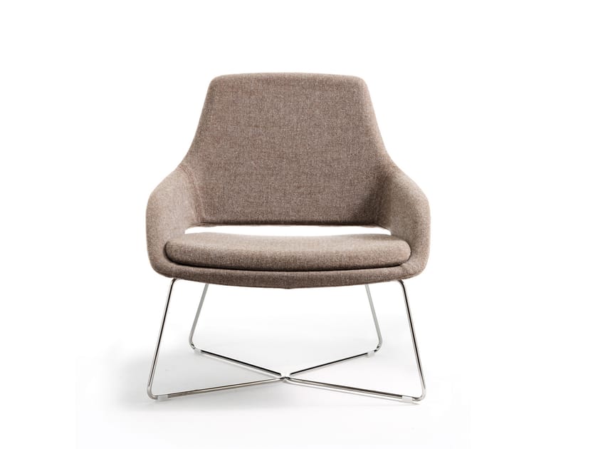 CAPTAIN LOUNGE | Sled base easy chair Captain Collection By Sinetica ...