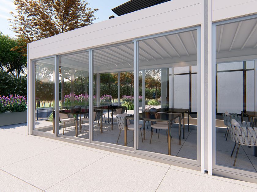 Sliding glass facade SLIDING DOORS By RGM
