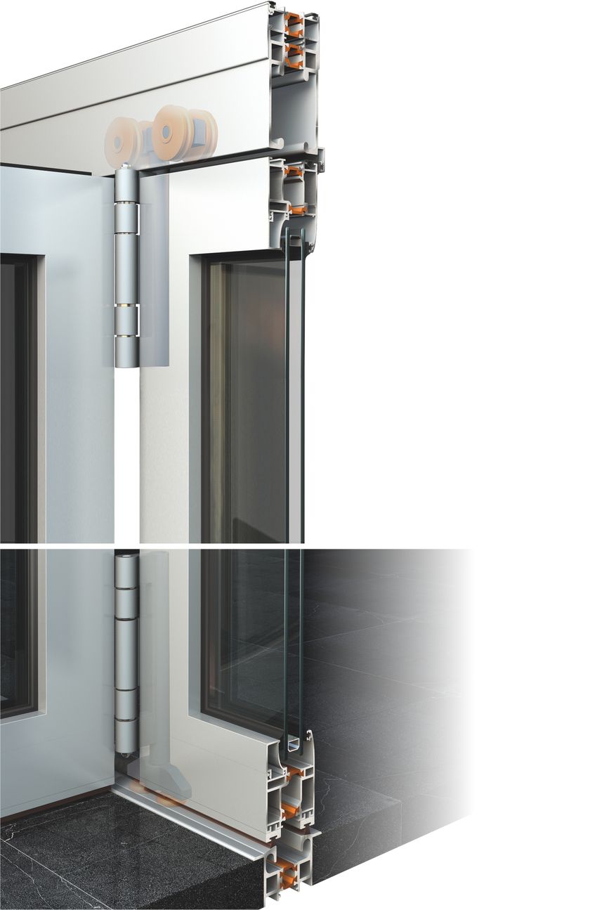 SMARTIA SYSTEMS Folding glass and aluminium glass facade By Alumil