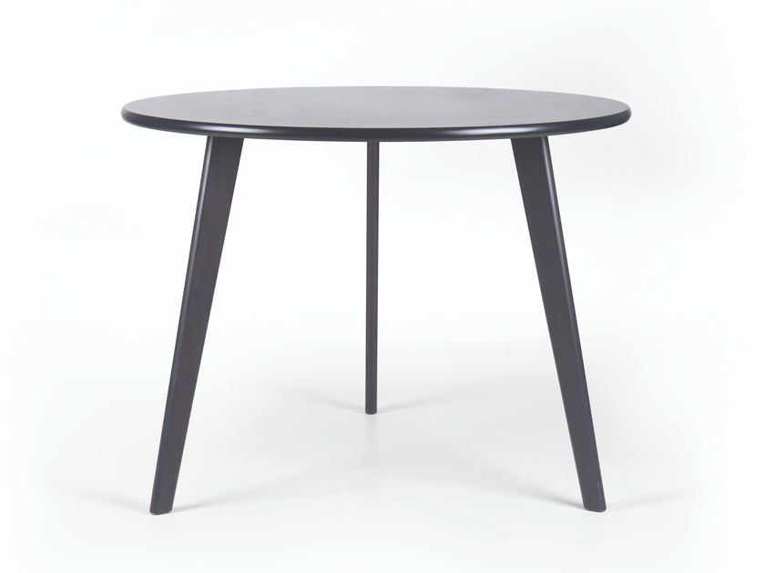 Tavolo da pranzo rotondo in legno SMILE 01 RED Collezione Smile By Fenabel