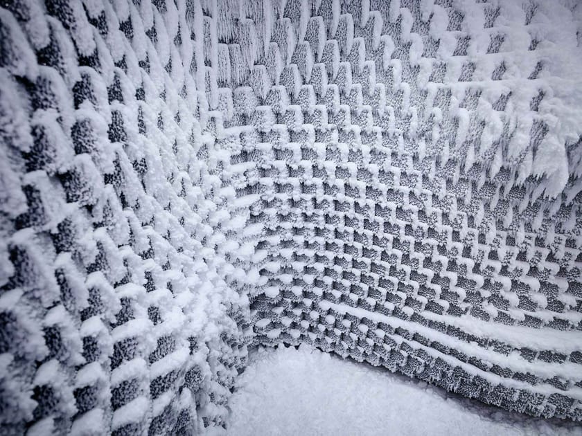 SNOWROOM CUBIC DESIGN Ice cave By TechnoAlpin Indoor