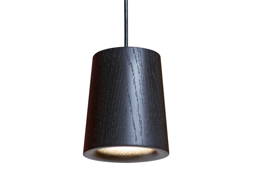 SOLID CONICAL Suspension LED dimmable en chêne By Case | design Terence ...