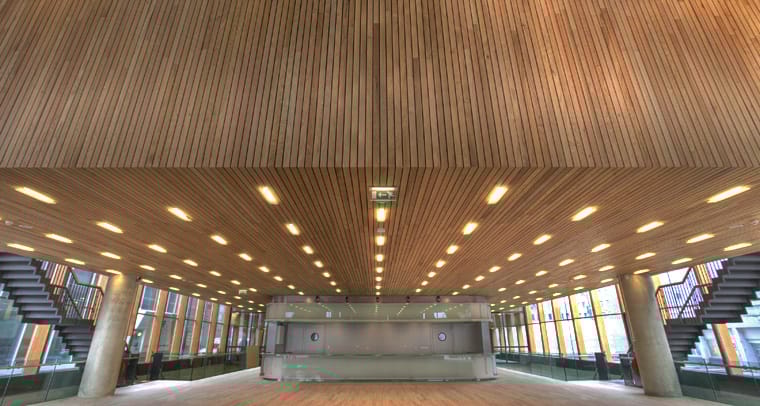 Solid wood ceiling tiles SOLID WOOD - LINEAR Interior wood Collection ...