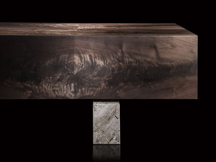 SLIM SIDE Solid wood sideboard with flap doors By Henge | design ...