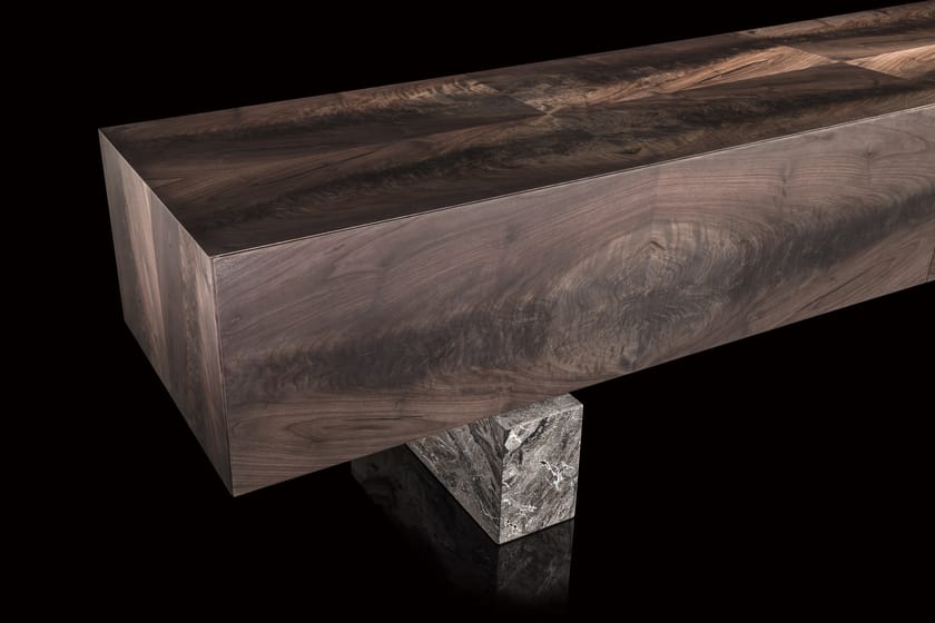 SLIM SIDE | Solid wood sideboard By Henge design Massimo Castagna