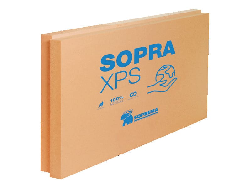 SOPRA XPS SL-HP XPS thermal insulation panel By Soprema