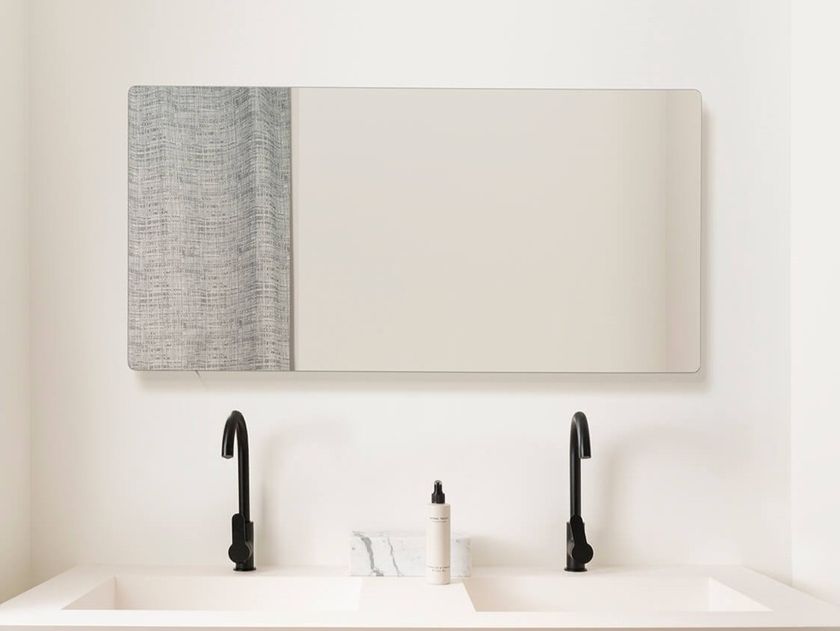 Mirrored infrared glass radiator SPECCHIO1000 By Scaldaquore