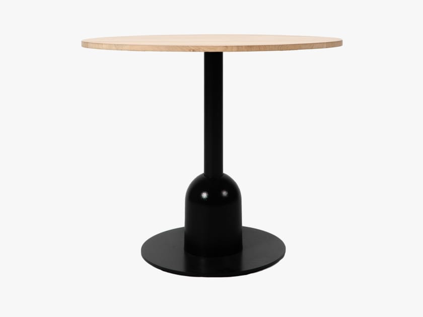 SPHERA | Table Table ronde en acier et bois By Vincent Sheppard