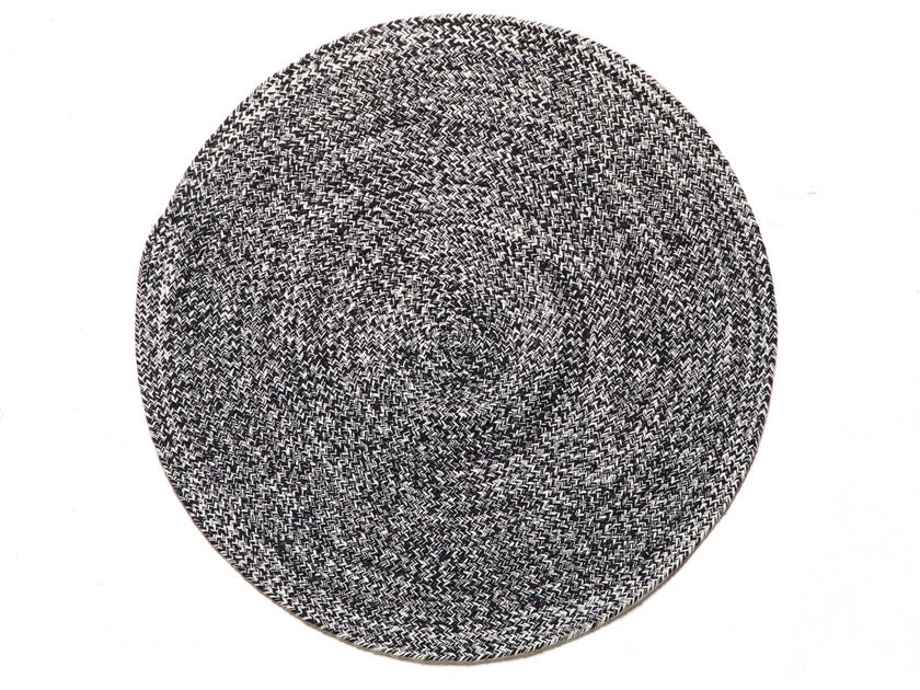 Tappeto fatto a mano rotondo in cotone SPIKE By Kuatro