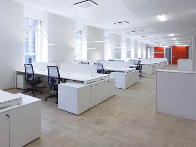 SPLIT Low wooden office storage unit By IOC project partners