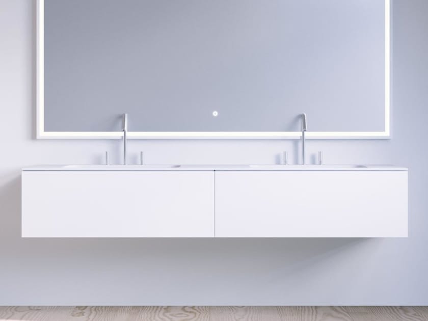SQ2 SINGLE | Double vanity unit SQ2 Collection By Copenhagen Bath ...
