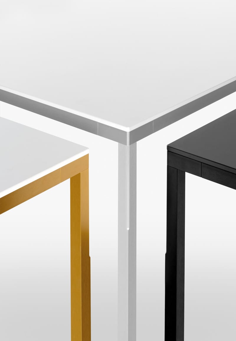 FILA | Square table Fila Collection By Plank design Konstantin Grcic