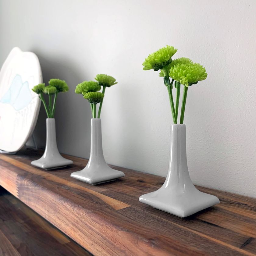 Set di 3 vasi modulari in gres ceramico STACKS | Set di vasi in gres ...