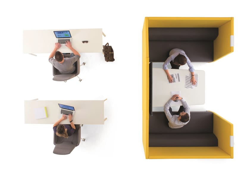 STAND BY | Office booth Stand By Collection By Emmegi design Favaretto ...