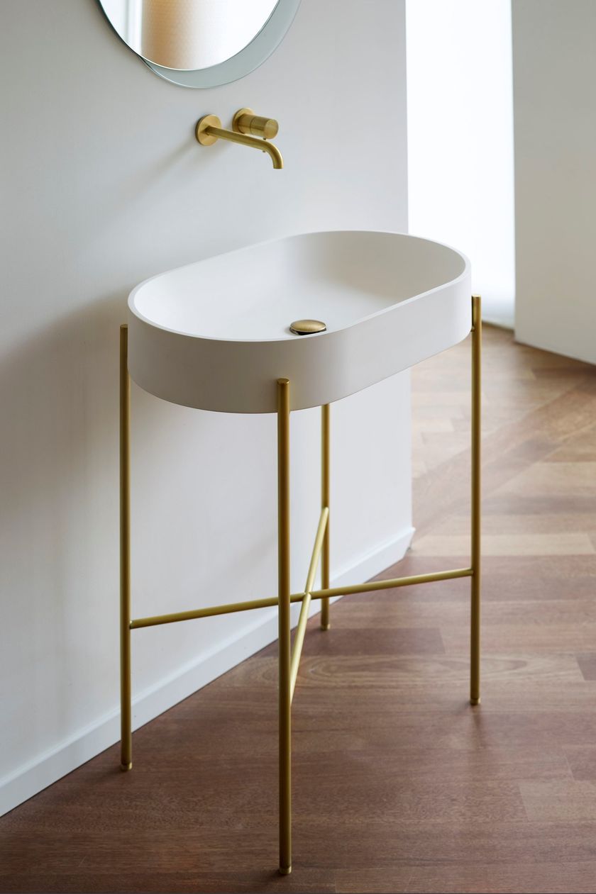 STAND | Lavabo singolo Collezione Stand By Ex.t design NORM ARCHITECTS