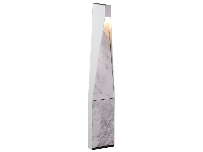 Carrara marble Bollard lights | Archiproducts