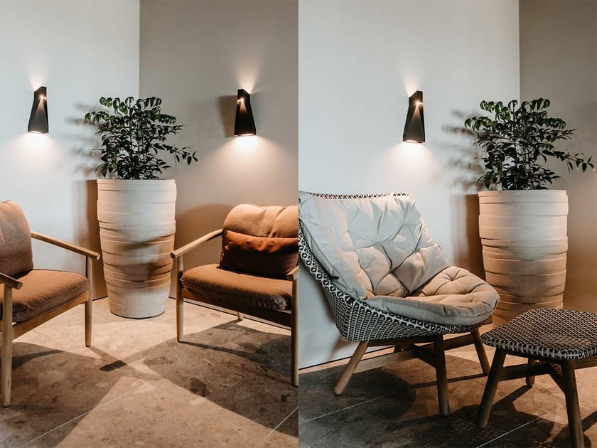 STANDLEY | Steel Outdoor wall Lamp By Rakumba design Jon Goulder