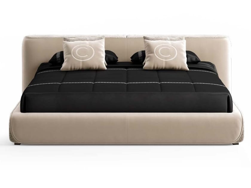 STARLIGHT Fabric bed with storage headboard By CPRN HOMOOD | design ...