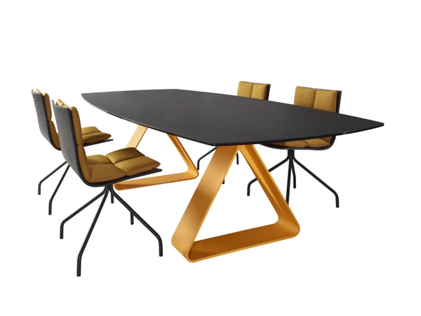 STAY | Rectangular table Rectangular ceramic dining table By DRESSY