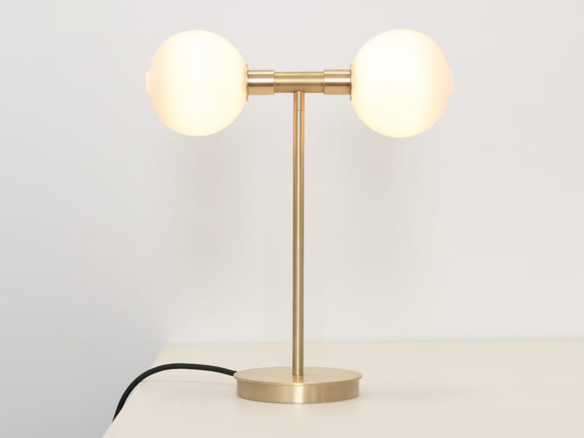 STEM 2X LED blown glass and brass table lamp By SkLO | design Karen ...