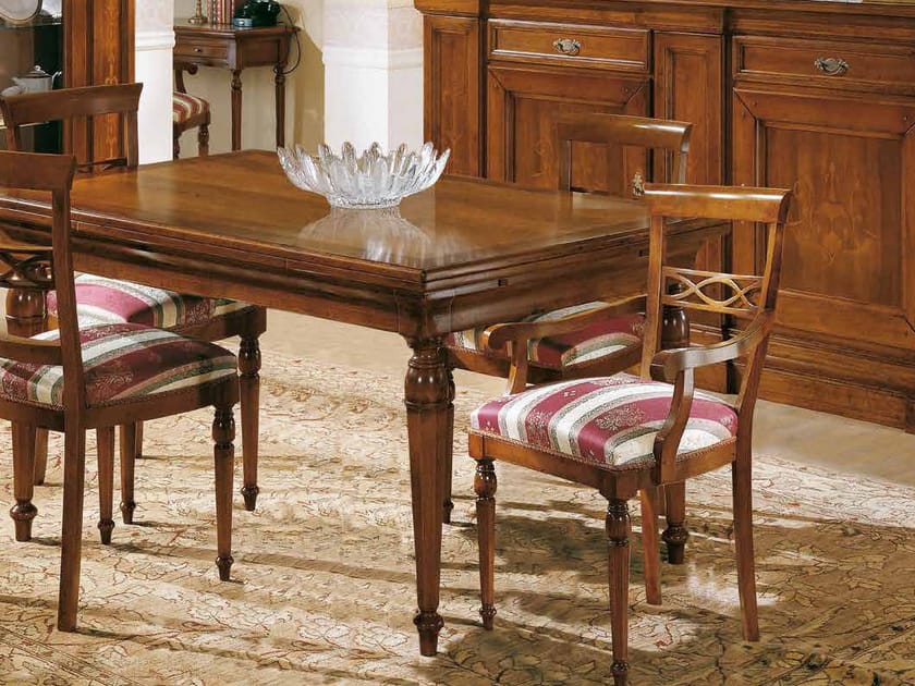 STILE Solid wood chair with armrests By Arvestyle