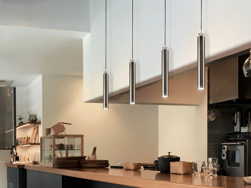 LED direct light metal pendant lamp STILE By Italamp