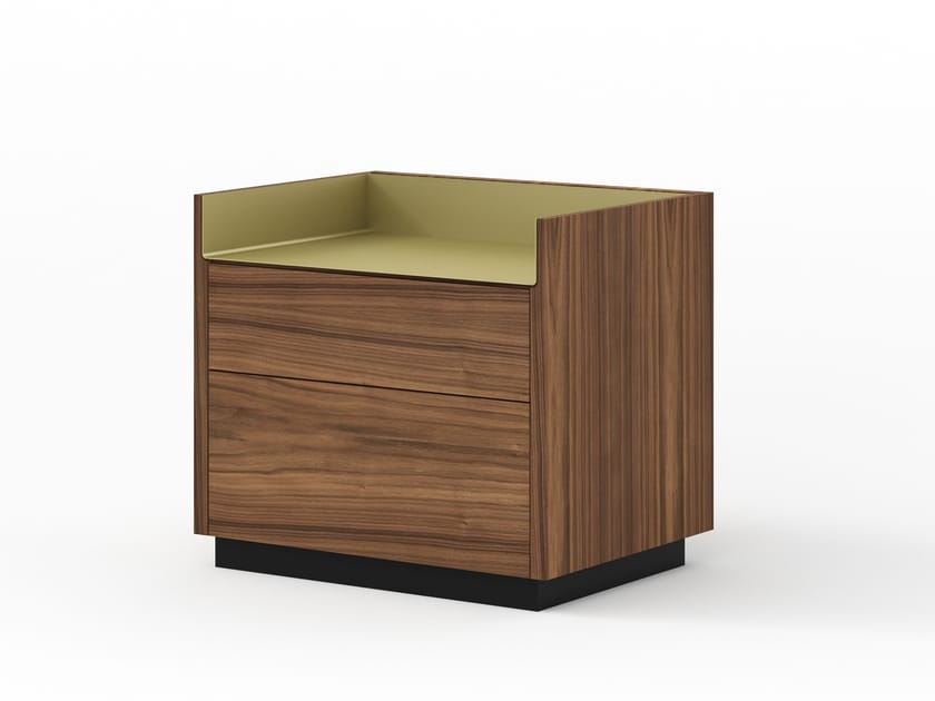STOCKHOLM Square wooden bedside table By Punt | design Mario Ruiz