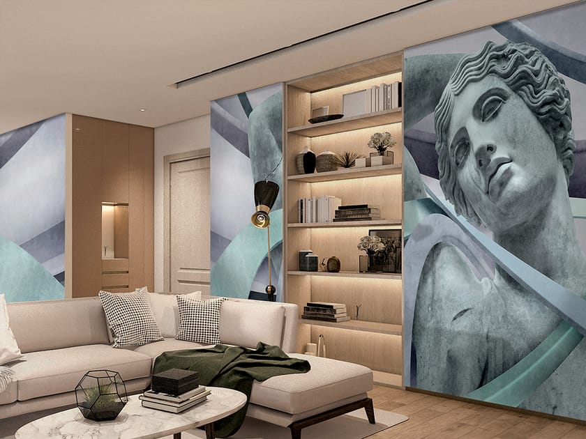 STONE LINES Wallpaper By Skinwall | design Federico Bandini