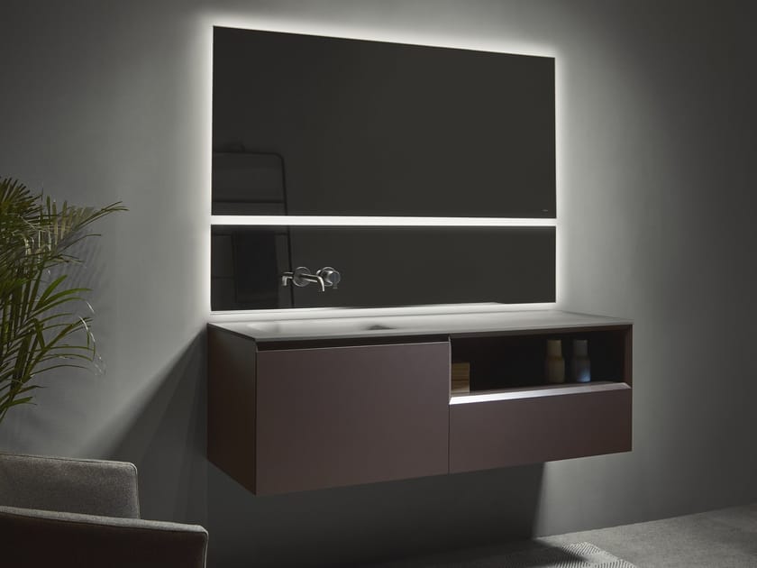 STRATO | Wall-mounted vanity unit By INBANI