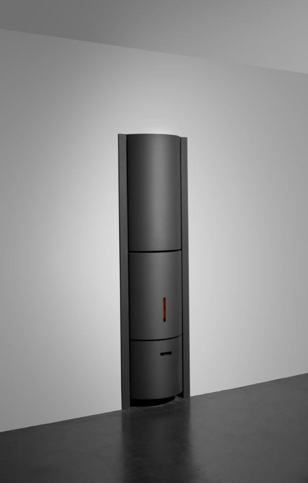 Wood-burning swivel steel stove STÛV 30-IN B Stûv 30 Collection By Stûv