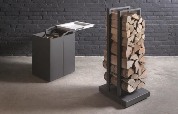 Wood-burning swivel stainless steel stove STÛV 30-UP Stûv 30 Collection ...