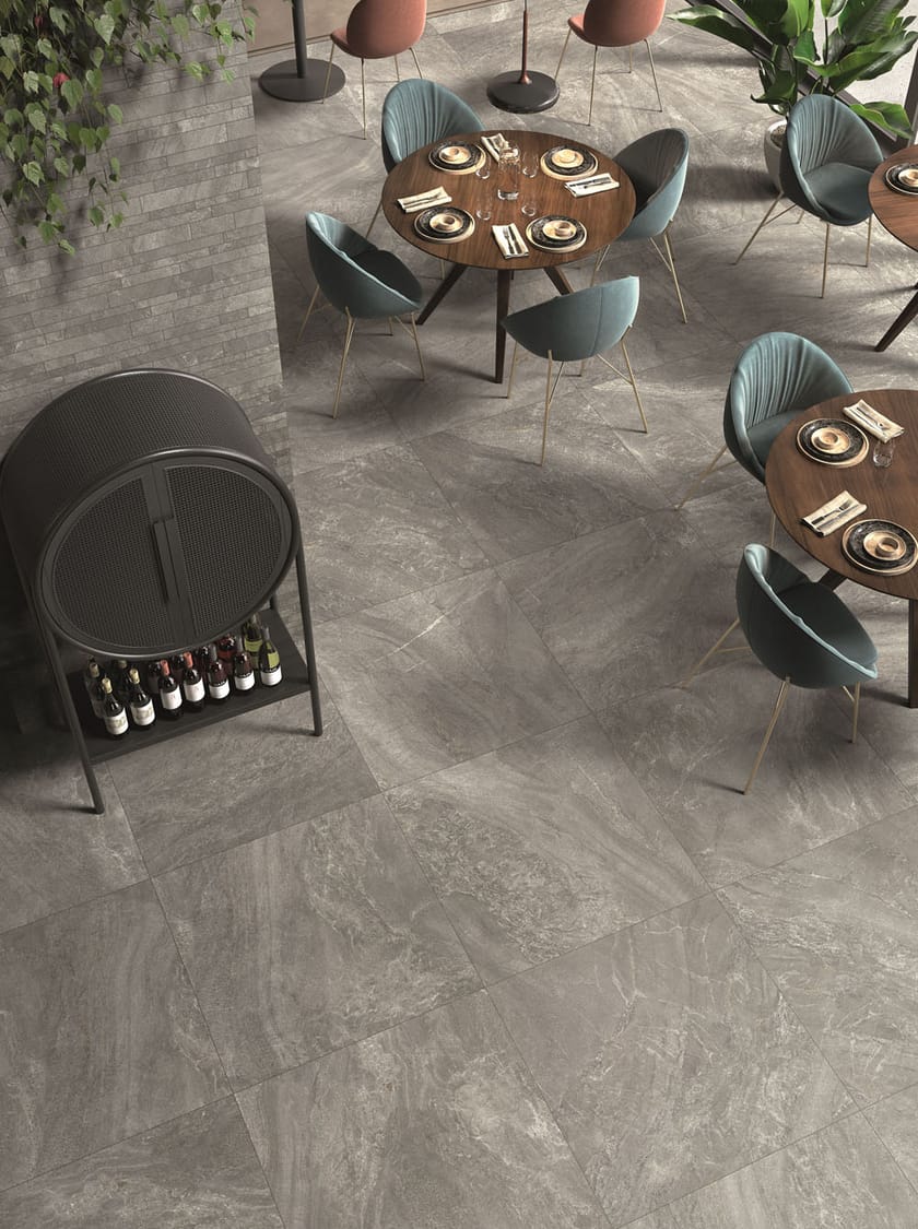 SUBURB GREY outdoor floor tiles By Panaria Ceramica