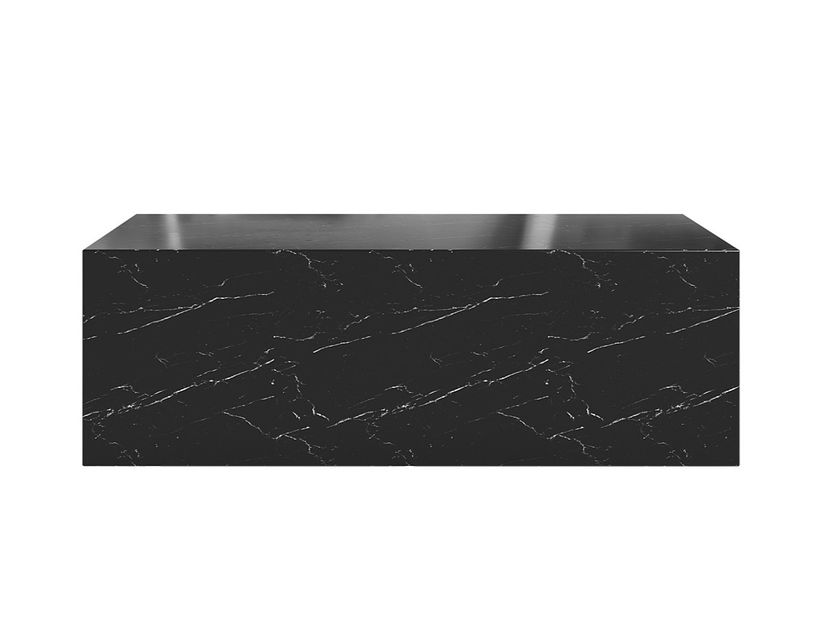 SUGAR CUBES | Coffee table for living room Low rectangular wood veneer ...