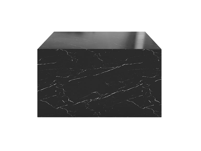 SUGAR CUBES | Coffee table for living room Low rectangular wood veneer ...