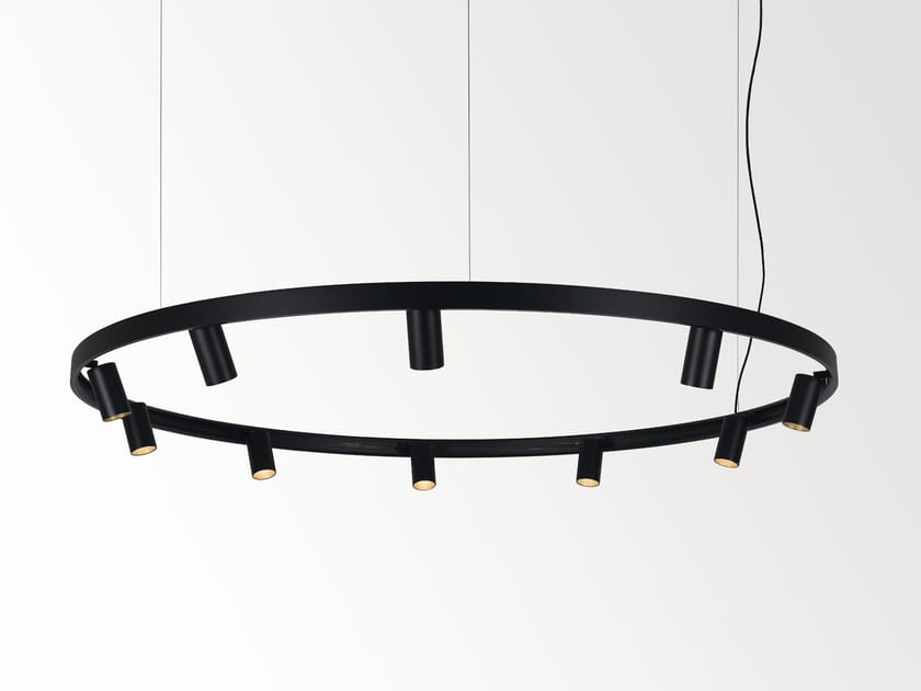 LED pendant lamp SUPERLOOP MDL Superloop Collection By Delta Light