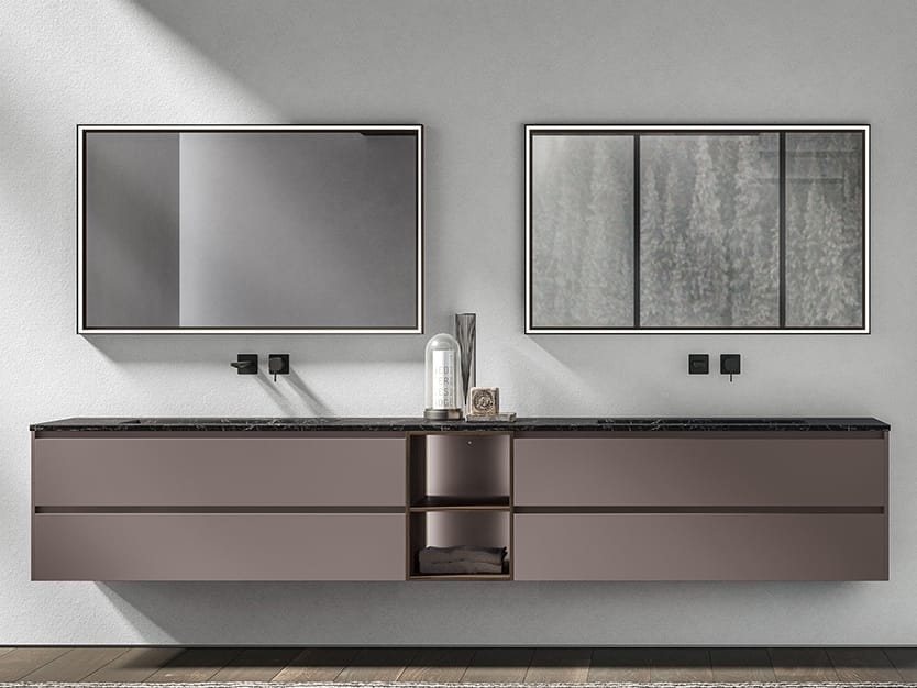 SWING 4.10 vanity unit By BMT design Lorenzo Granocchia