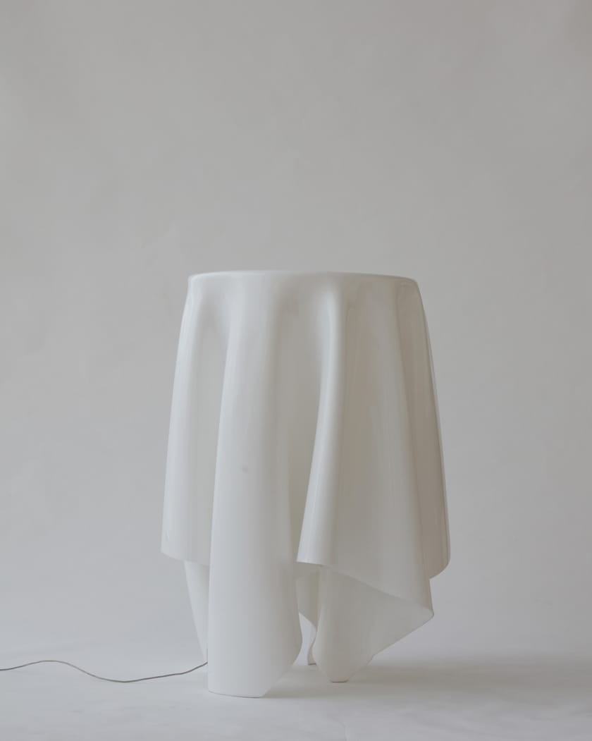 LED PMMA floor lamp cordless °TABLECLOTH By Eden Design design Bart Lens
