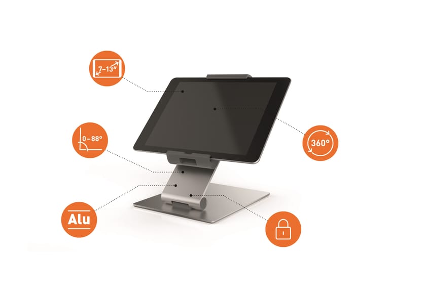 TABLET HOLDER TABLE Table top Tablet support By Durable
