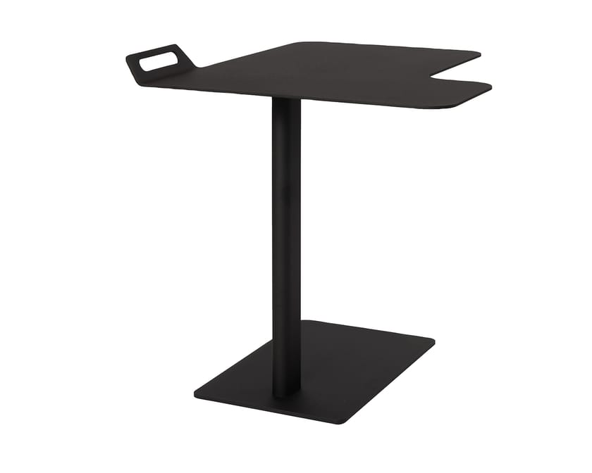 Powder coated steel corner side table TAIL CORNER Tail Collection By ...